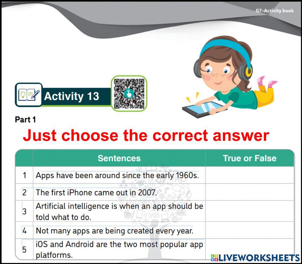 Activity 13-G7 online exercise for | Live Worksheets