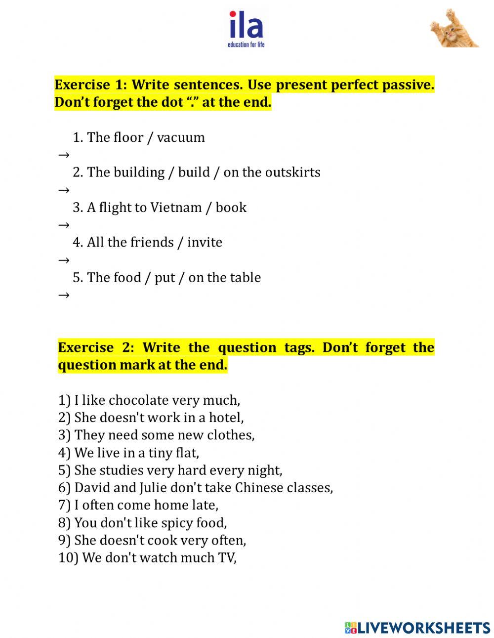 J6b - eomt 2 worksheet | Live Worksheets