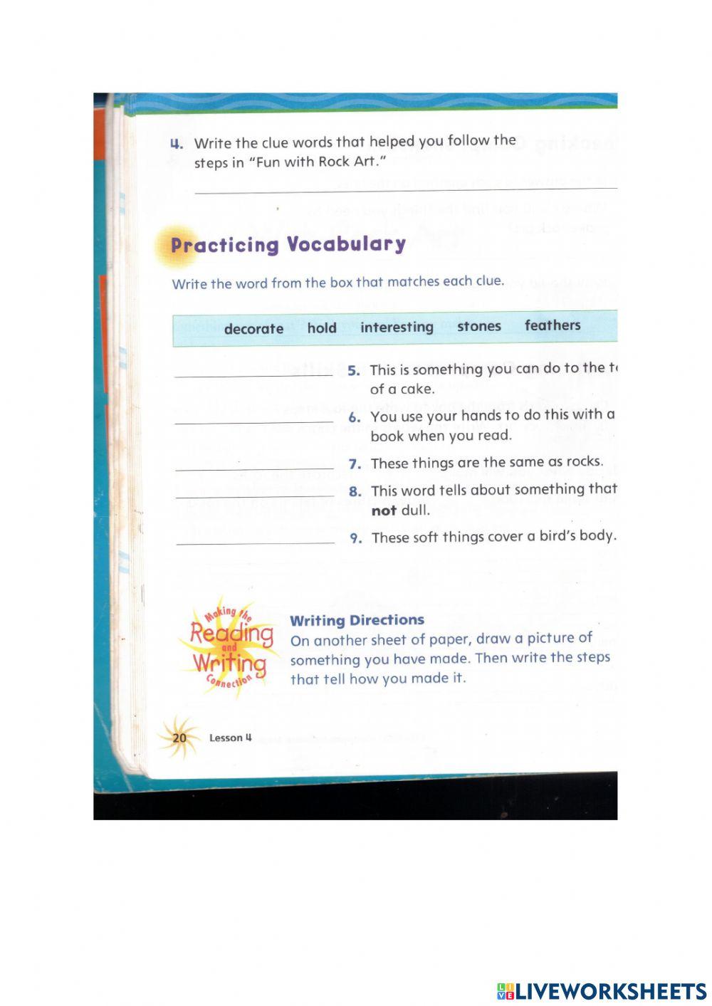 Sequence Steps in Process page 17-20 online exercise for | Live Worksheets