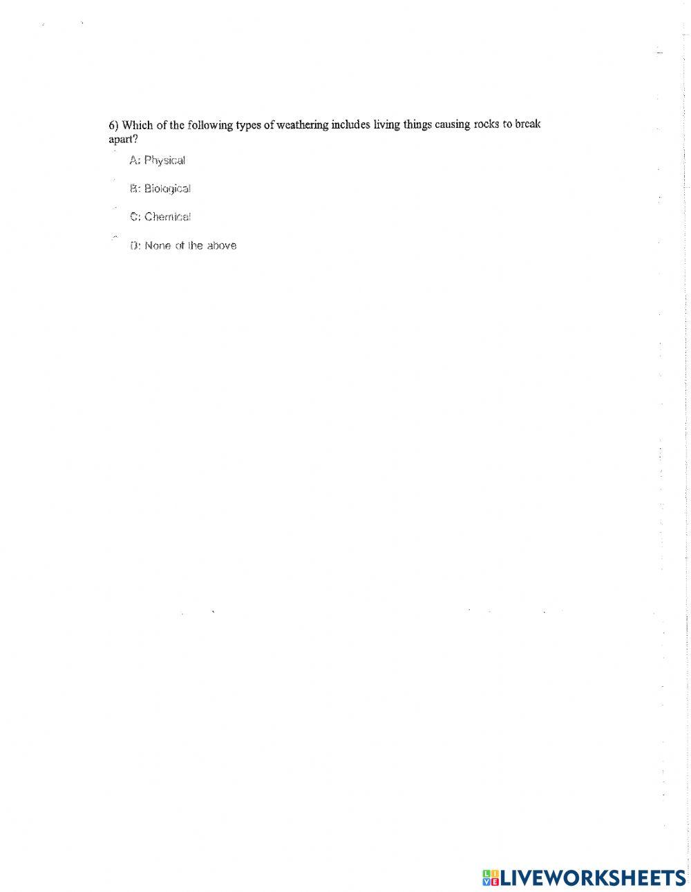 The Rock Cycle online exercise for | Live Worksheets