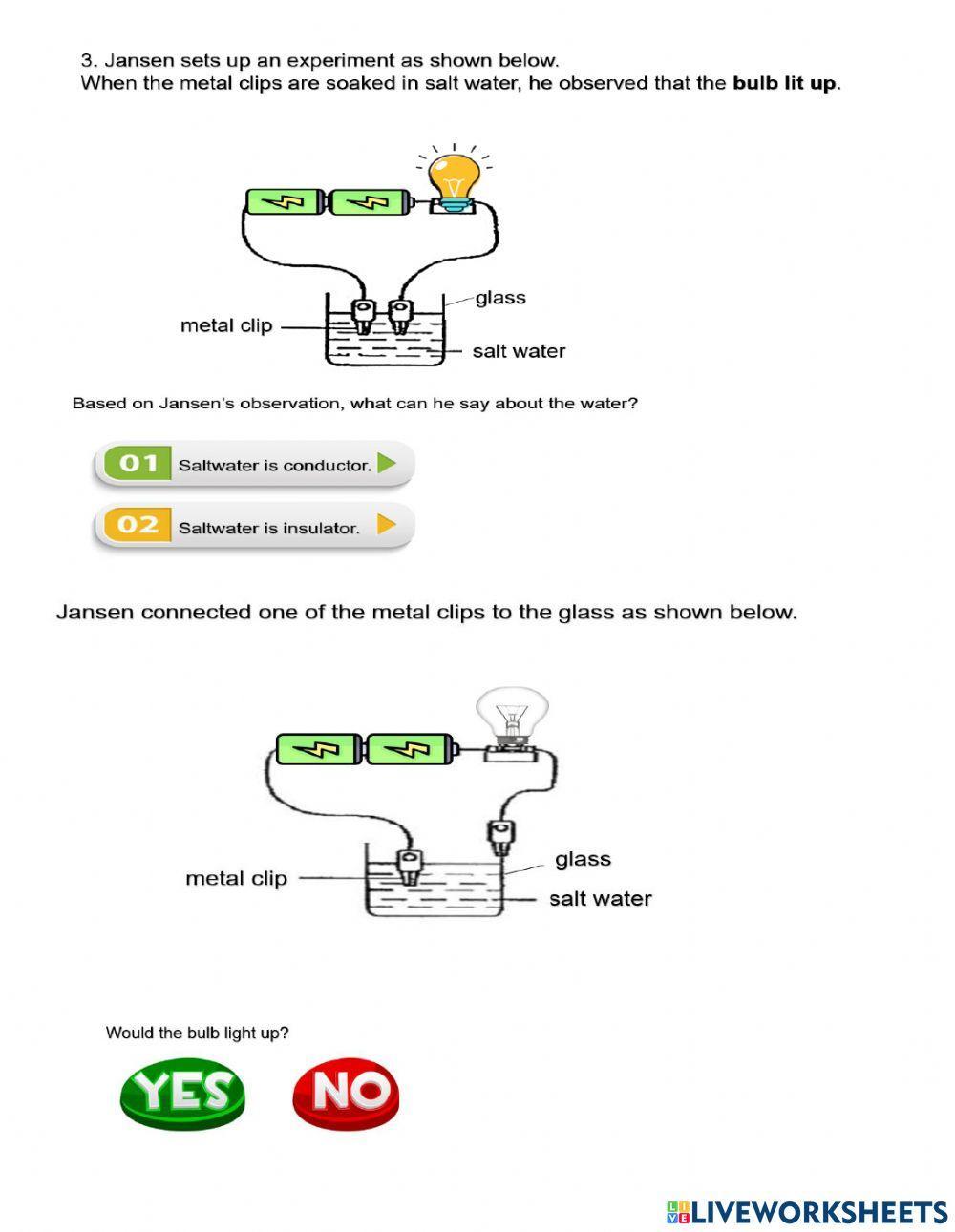 electrical conductor practice problems