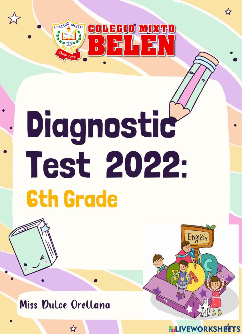 Diagnostic Test 2022 sixth grade online exercise for | Live Worksheets
