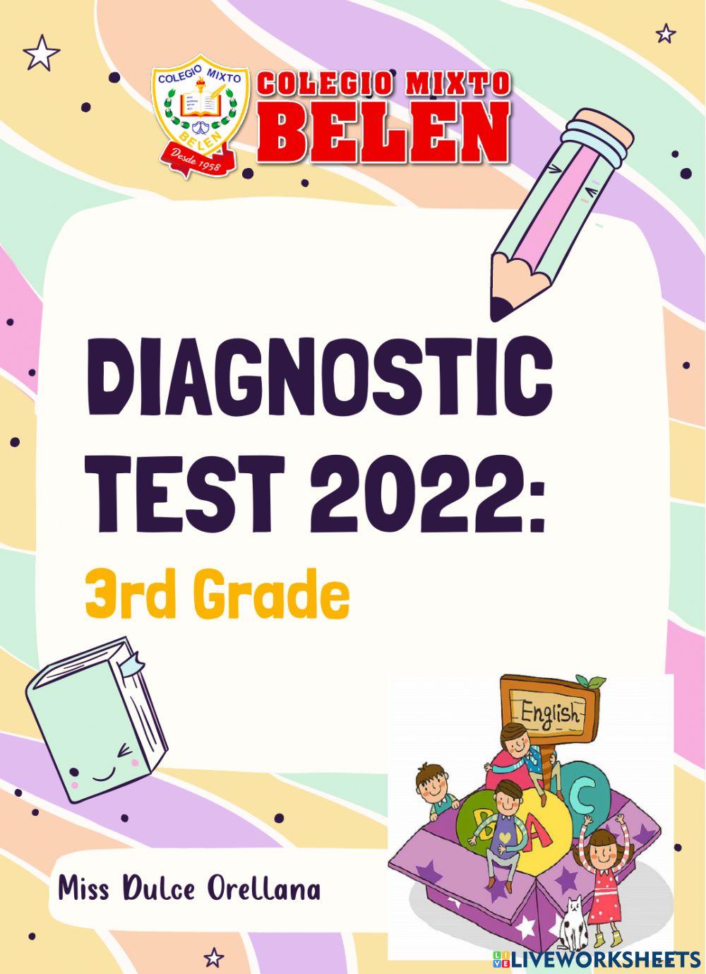 Diagnostic Test 2022 Third grade online exercise for | Live Worksheets