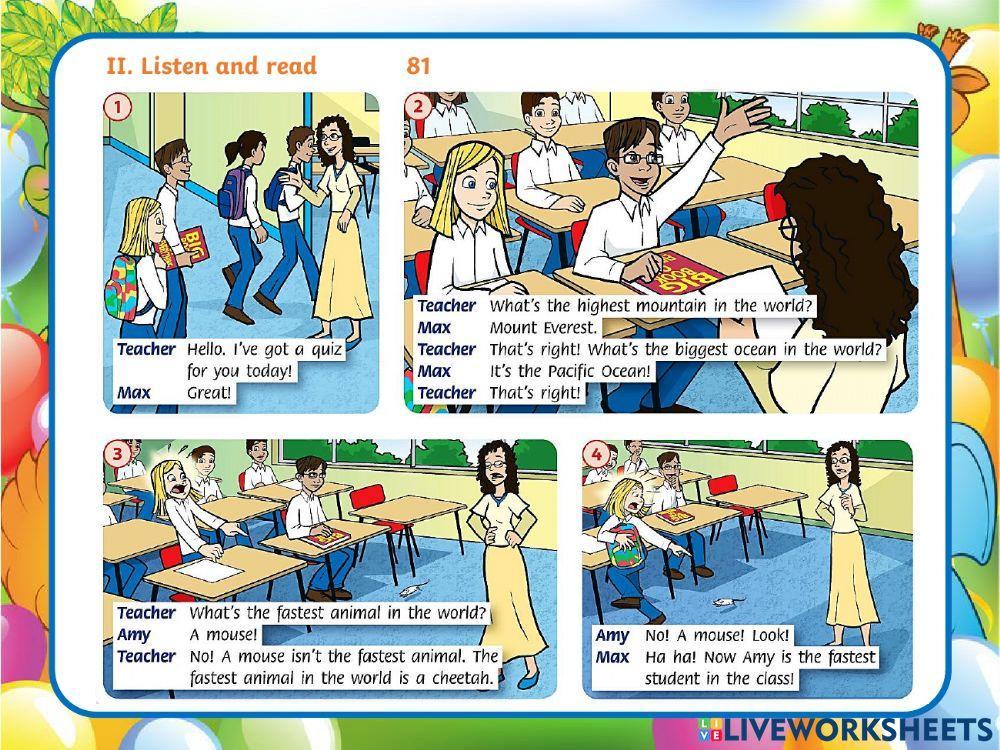 FF3 unit 9 lesson 1 online exercise for | Live Worksheets