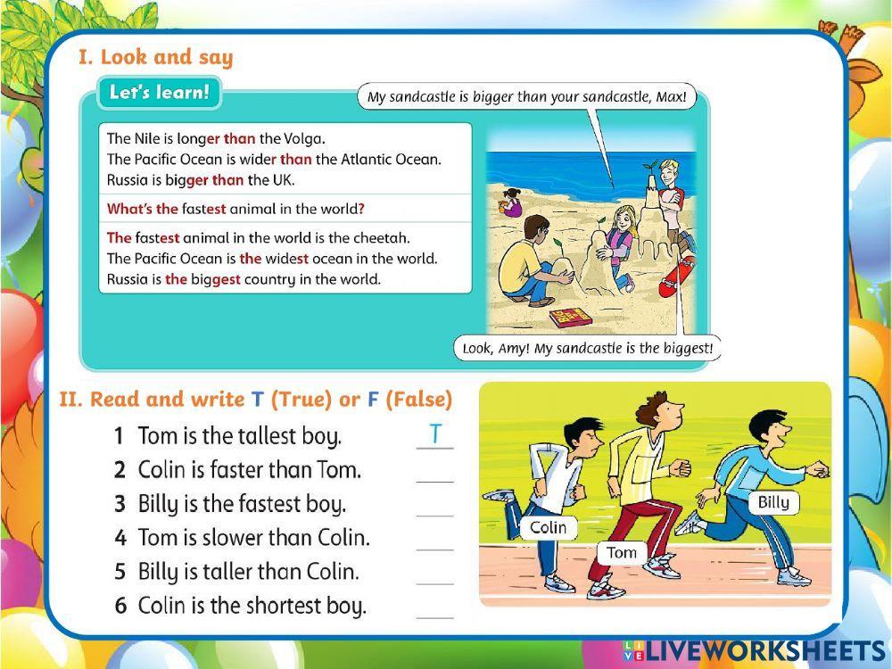 FF3 unit 9 lesson 1 online exercise for | Live Worksheets