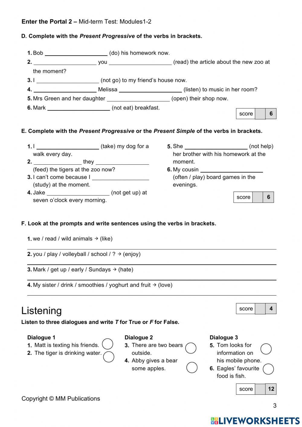 enter the porta… | Free Interactive Worksheets | 6811687
