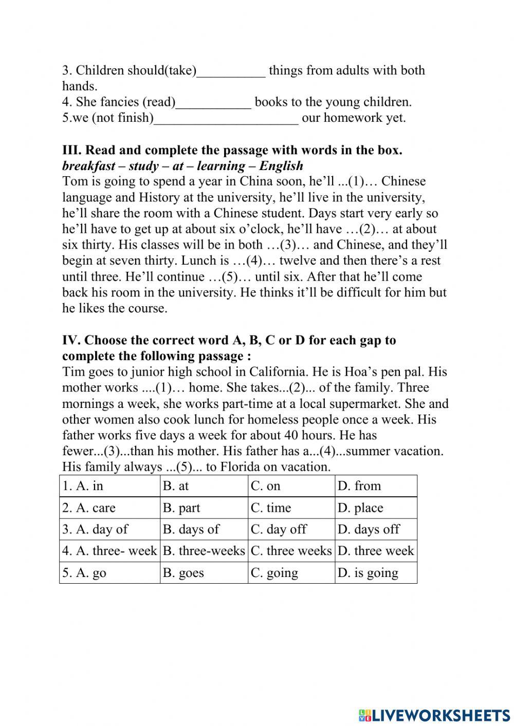1795464 | English Grade 8 | nguyenthihoaithuong
