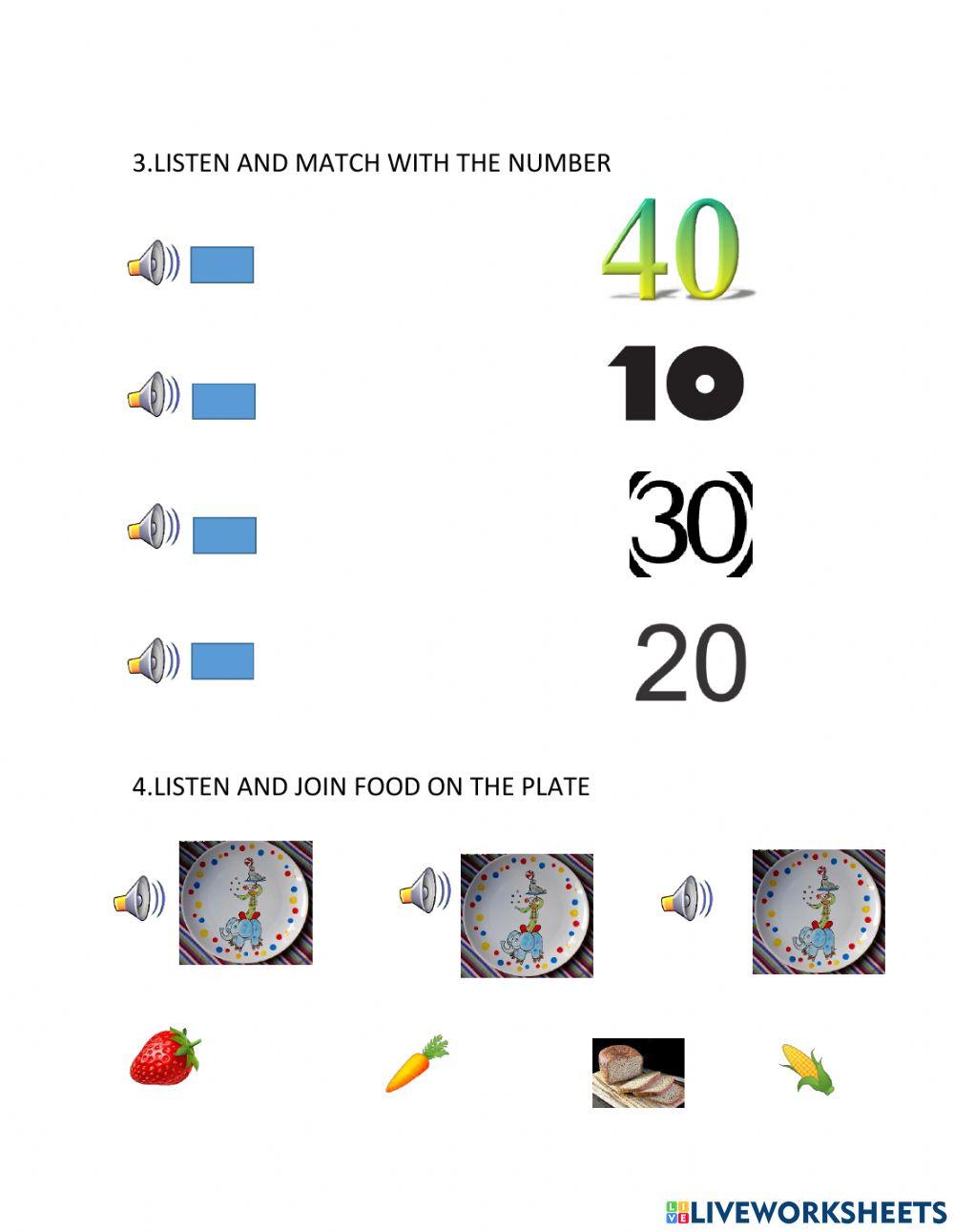 Exam online exercise for grade 3k | Live Worksheets