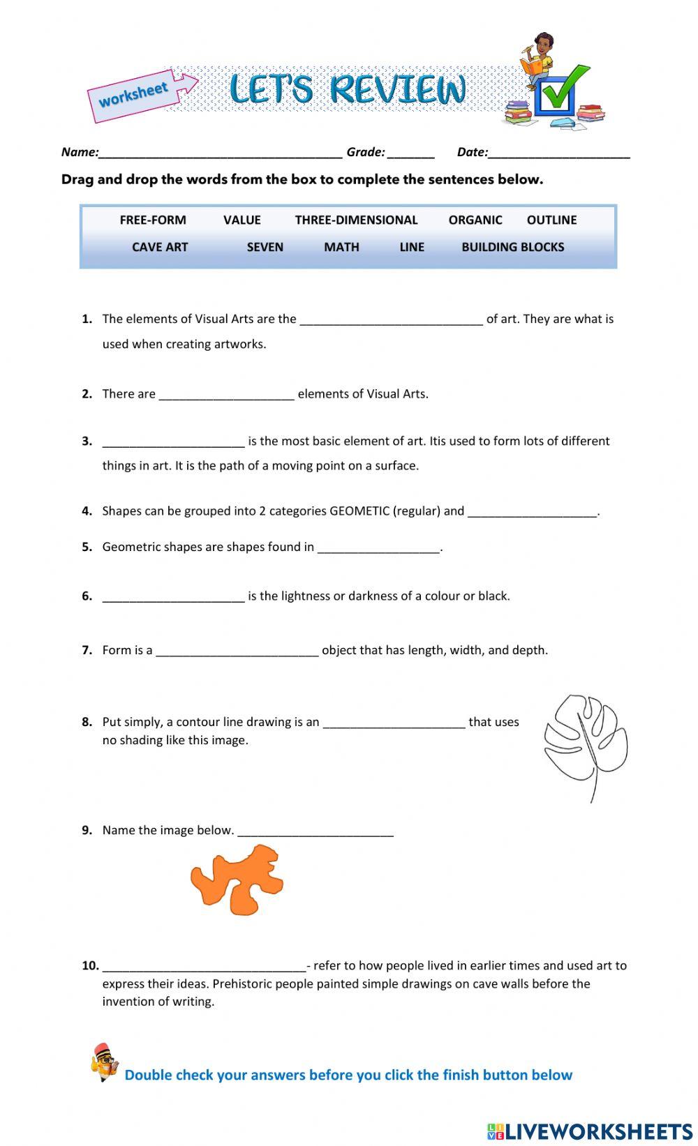 Grade 7 Term 1 Review 2 online exercise for | Live Worksheets