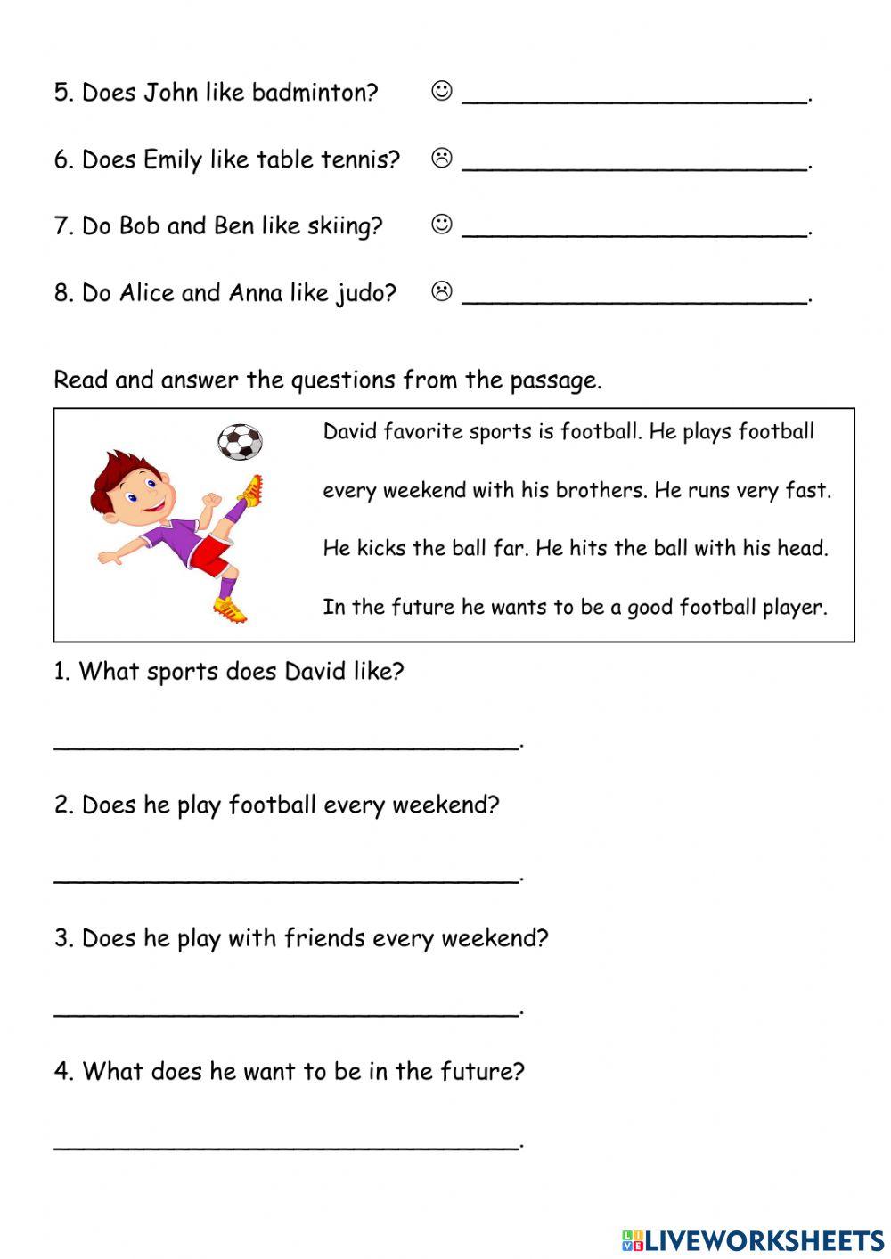 My free time interactive activity for 3 | Live Worksheets