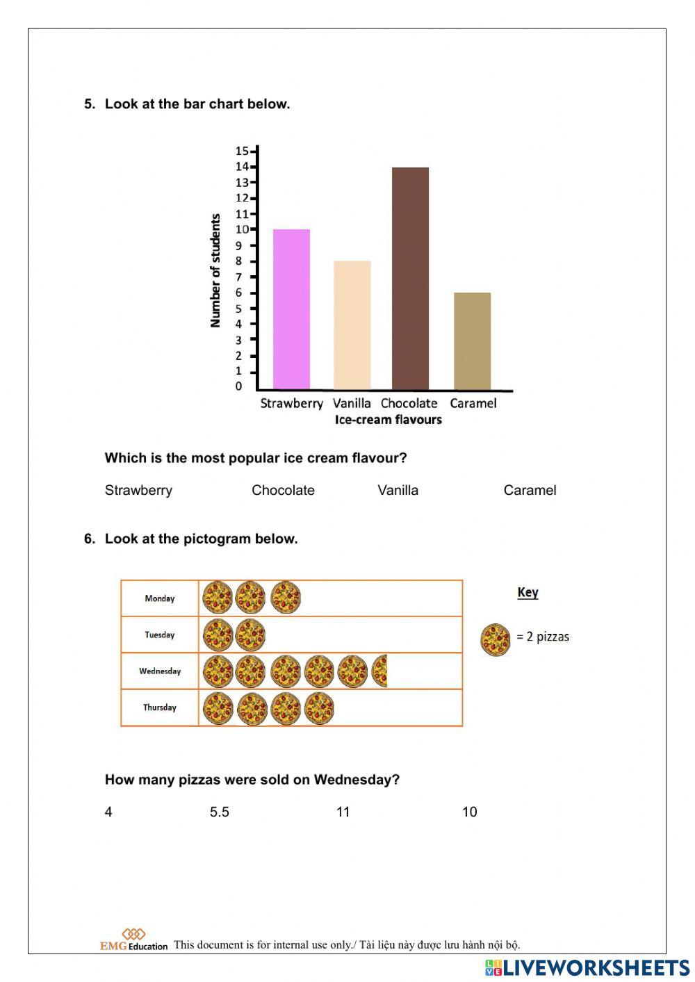 EMG PRACTICE TEASTA - GRADE 4 online exercise for | Live Worksheets