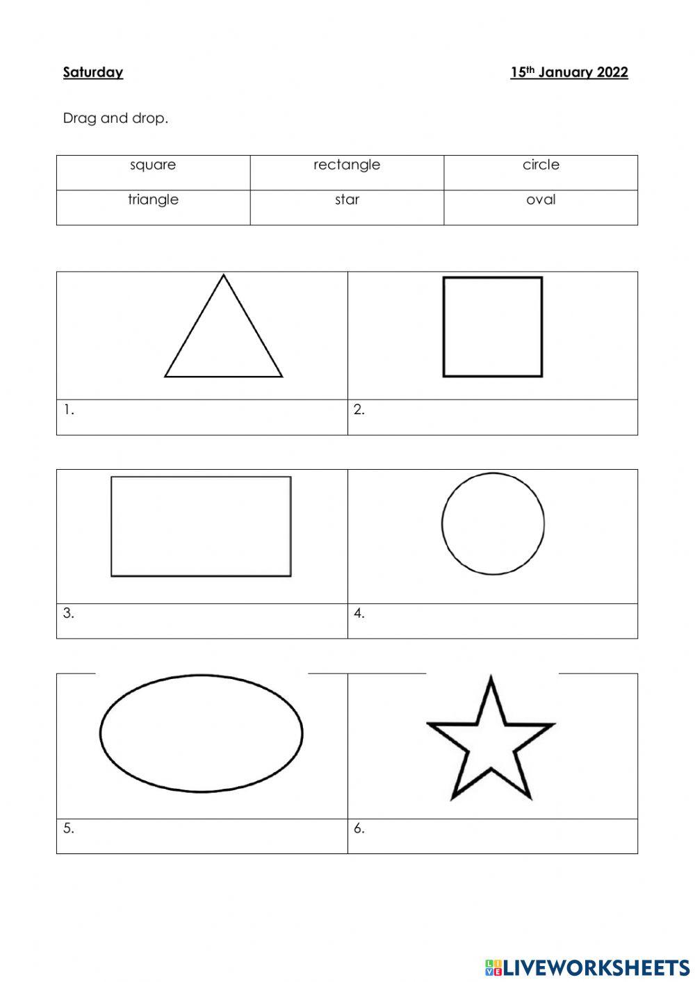 Shapes 1796480 | Himme | Live Worksheets