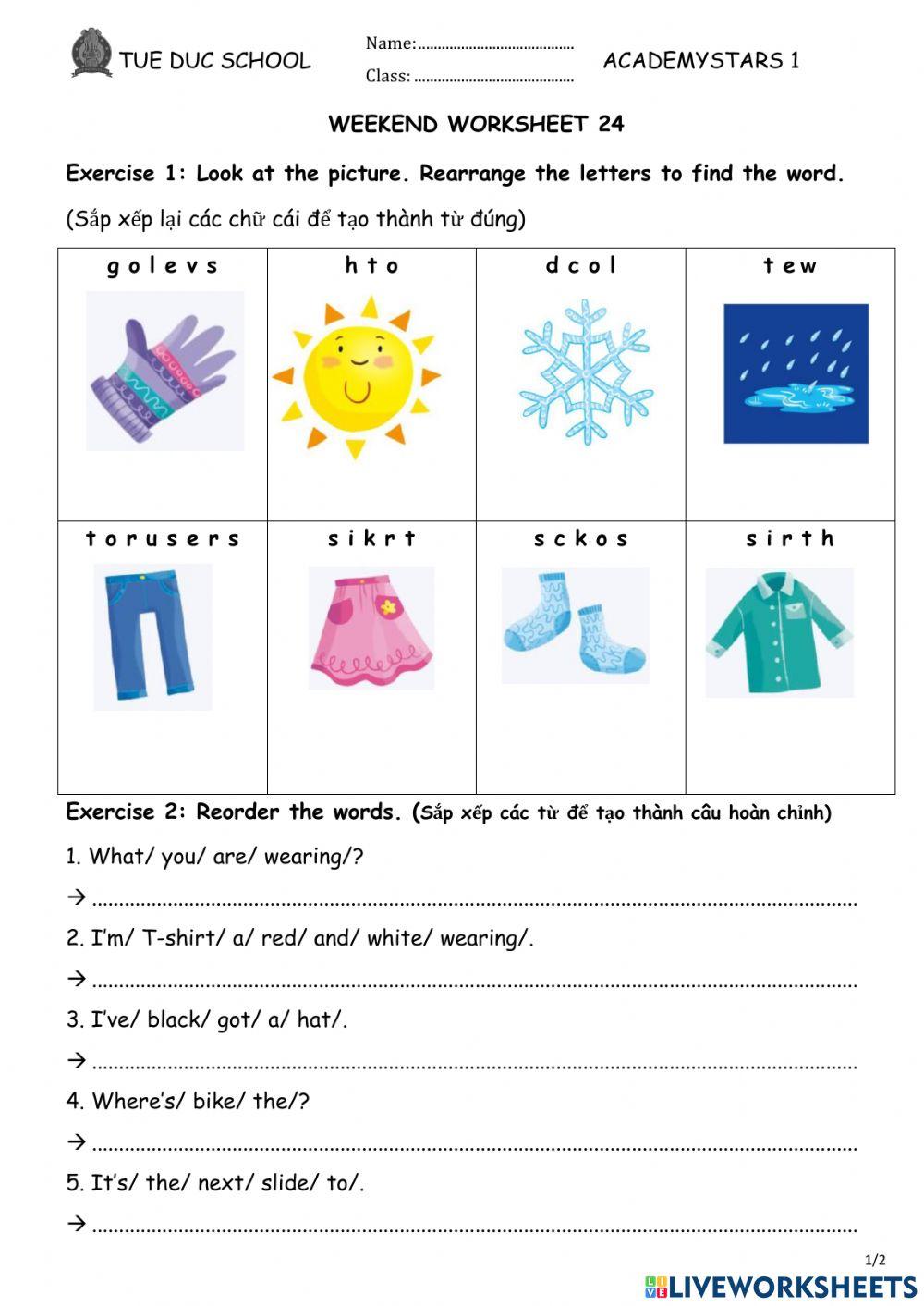 PCT 24-Grade 2 worksheet | Live Worksheets