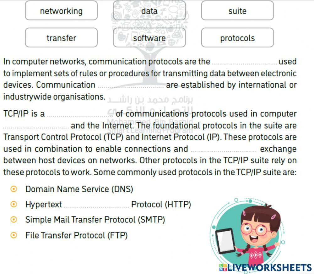 Activity 6 Communication Protocols online exercise for | Live Worksheets