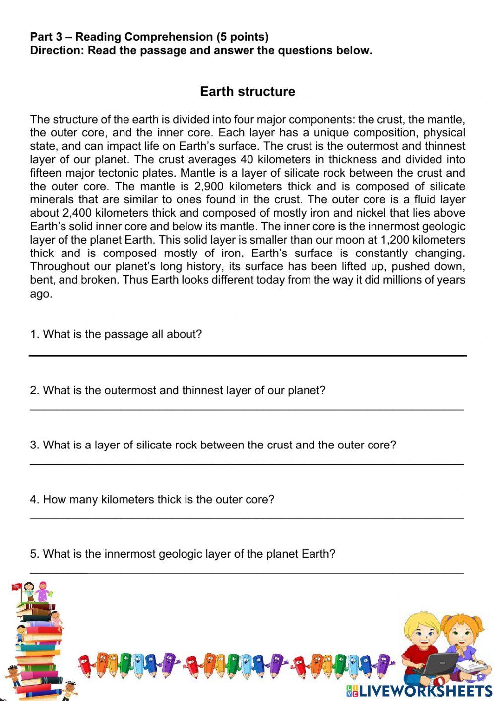 Grade 8 Science Midterm Exam Second Semester online exercise for | Live ...