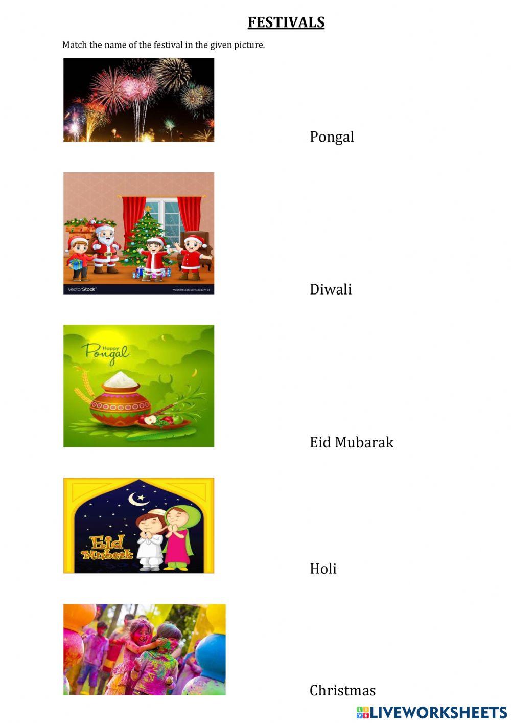 Festivals 1797581 | sk150880 | Live Worksheets