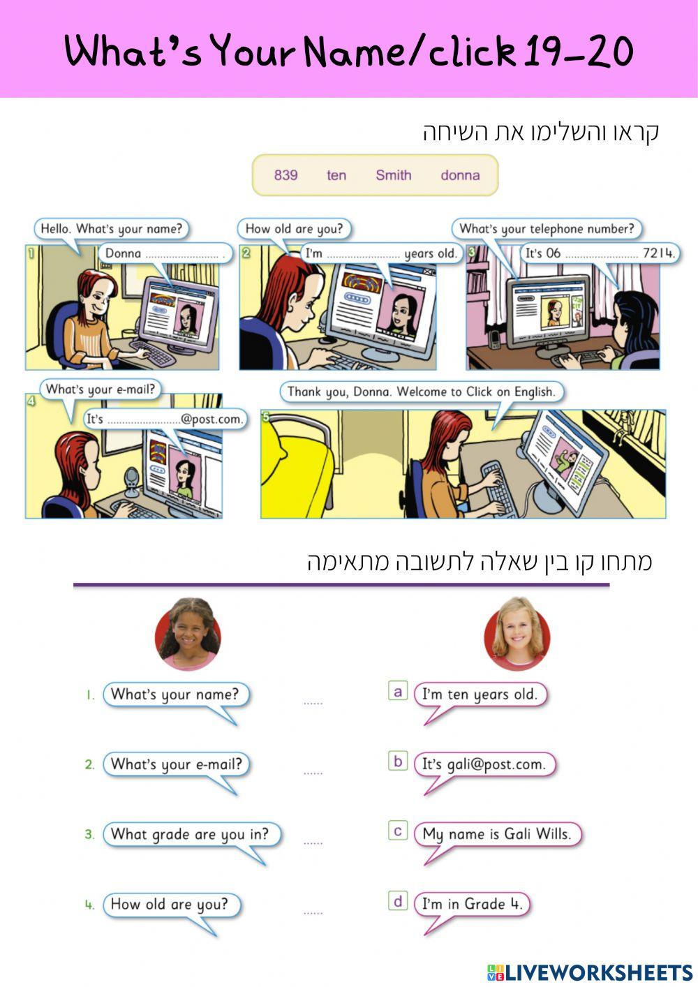 18-19 worksheet | Live Worksheets