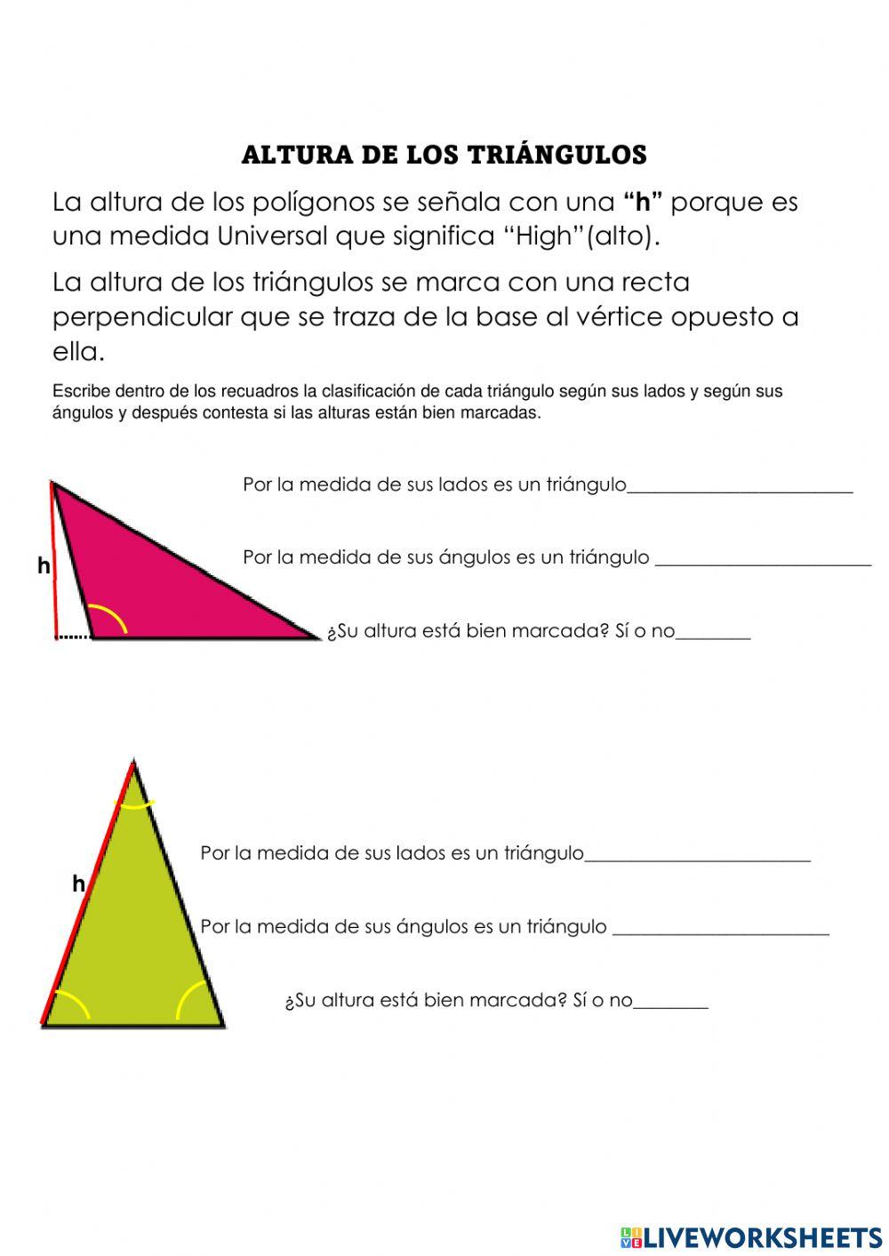 Altura de Triángulos 1798098 | Matecocu11_5 | Live