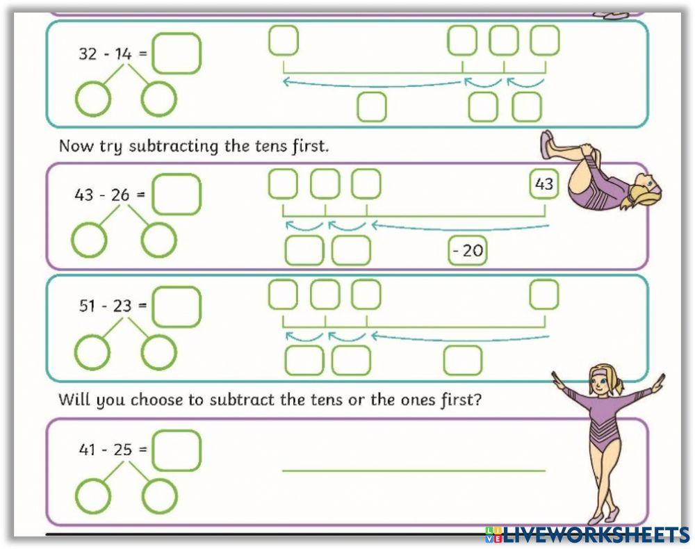 subtraction with regrouping online exercise for | Live Worksheets
