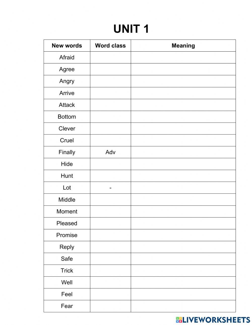 4000s U1 | Free Interactive Worksheets | 1798638