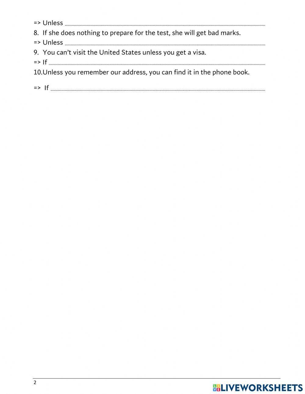 1798730 | If or unless | thuhoanghtbp | LiveWorksheets