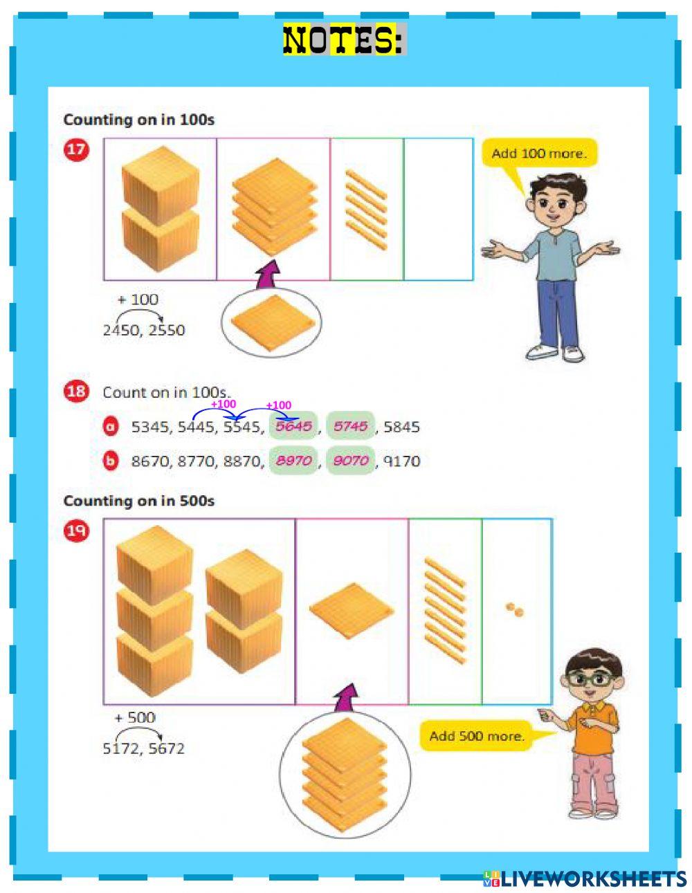 6812284 | COUNTING TO 10000 | LainaAH | LiveWorksheets