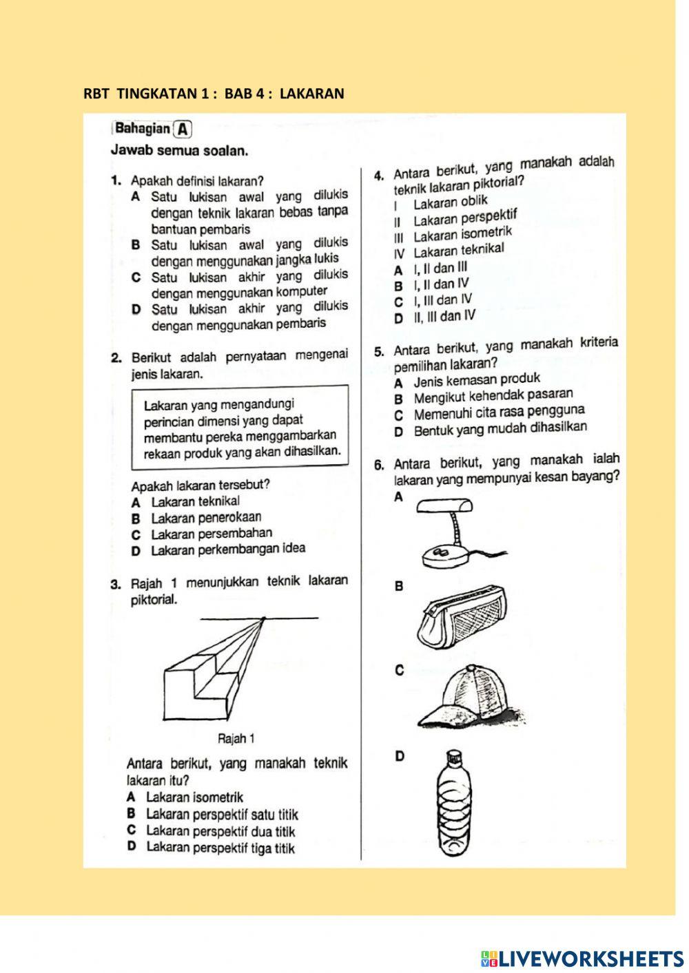RBT TINGKATAN 1 BAB 4 LAKARAN 2678244 | PanitiaRBTSMKMB