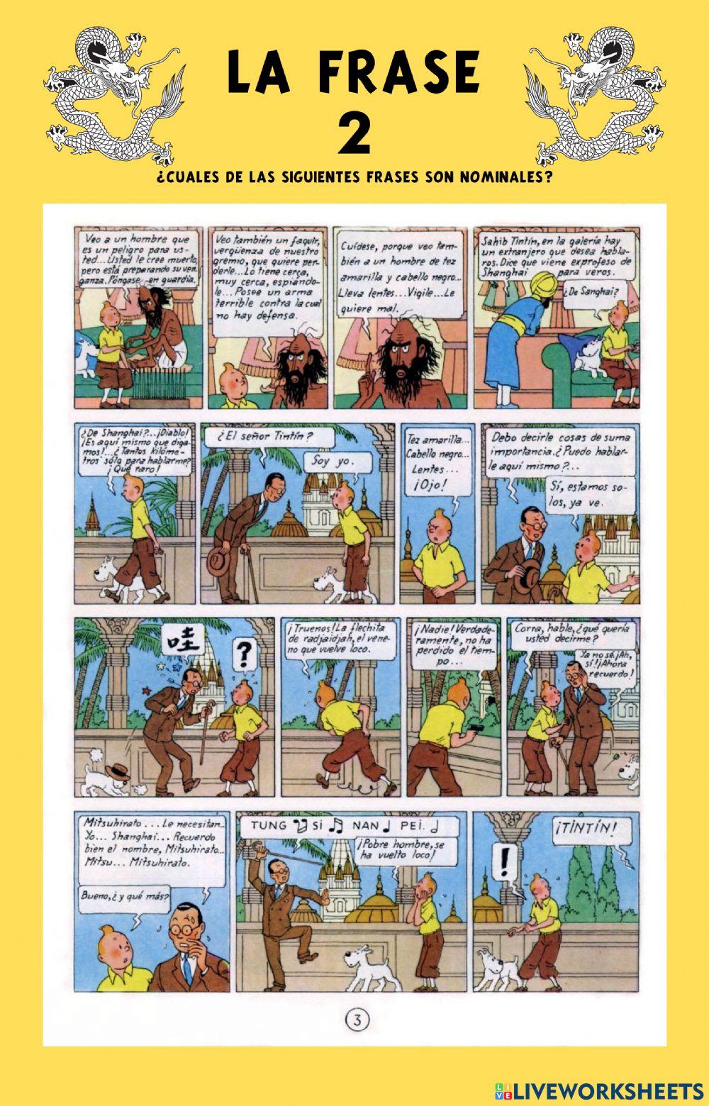 La frase 2 interactive worksheet | Live Worksheets