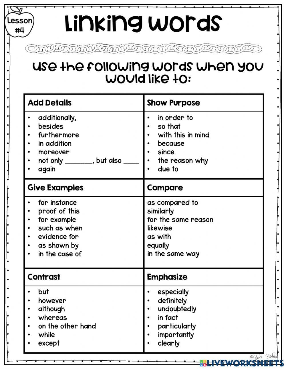Persuasive Reasons Paragraphs worksheet | Live Worksheets