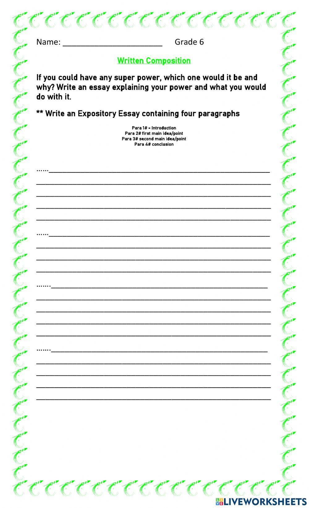 1800437 | Expository Essay | Tina McKenzie