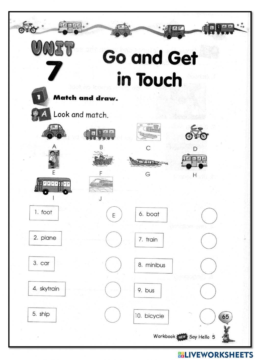 Get in Touch online exercise for | Live Worksheets
