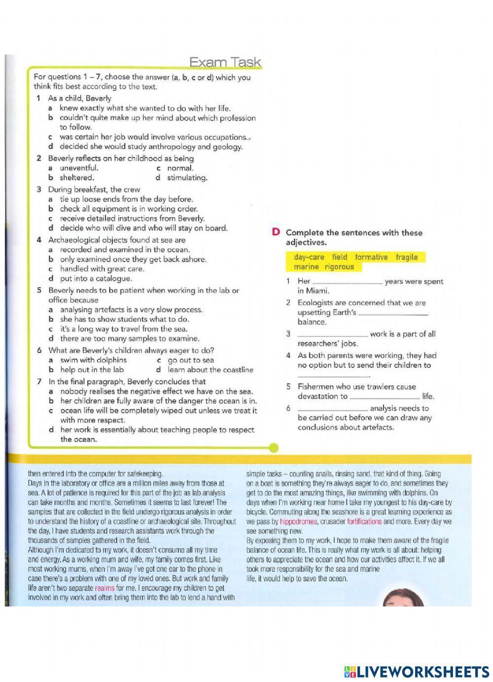 Day 31 VOcabulary worksheet | Live Worksheets