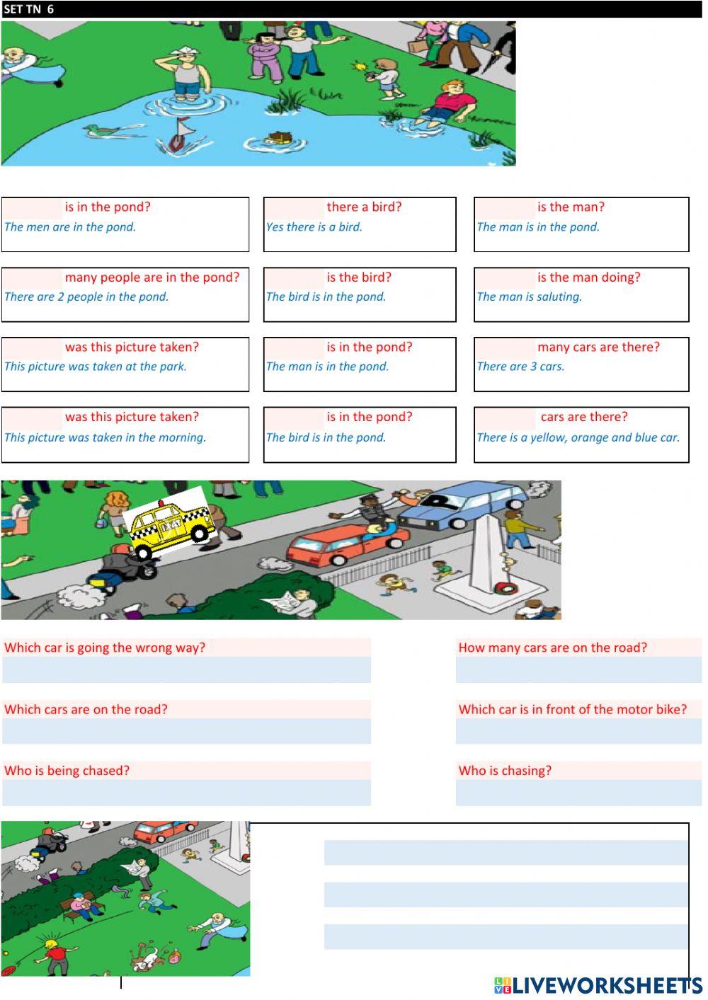 1) Tam Picture Liveworksheets - Set N4 to TN6 online exercise for ...