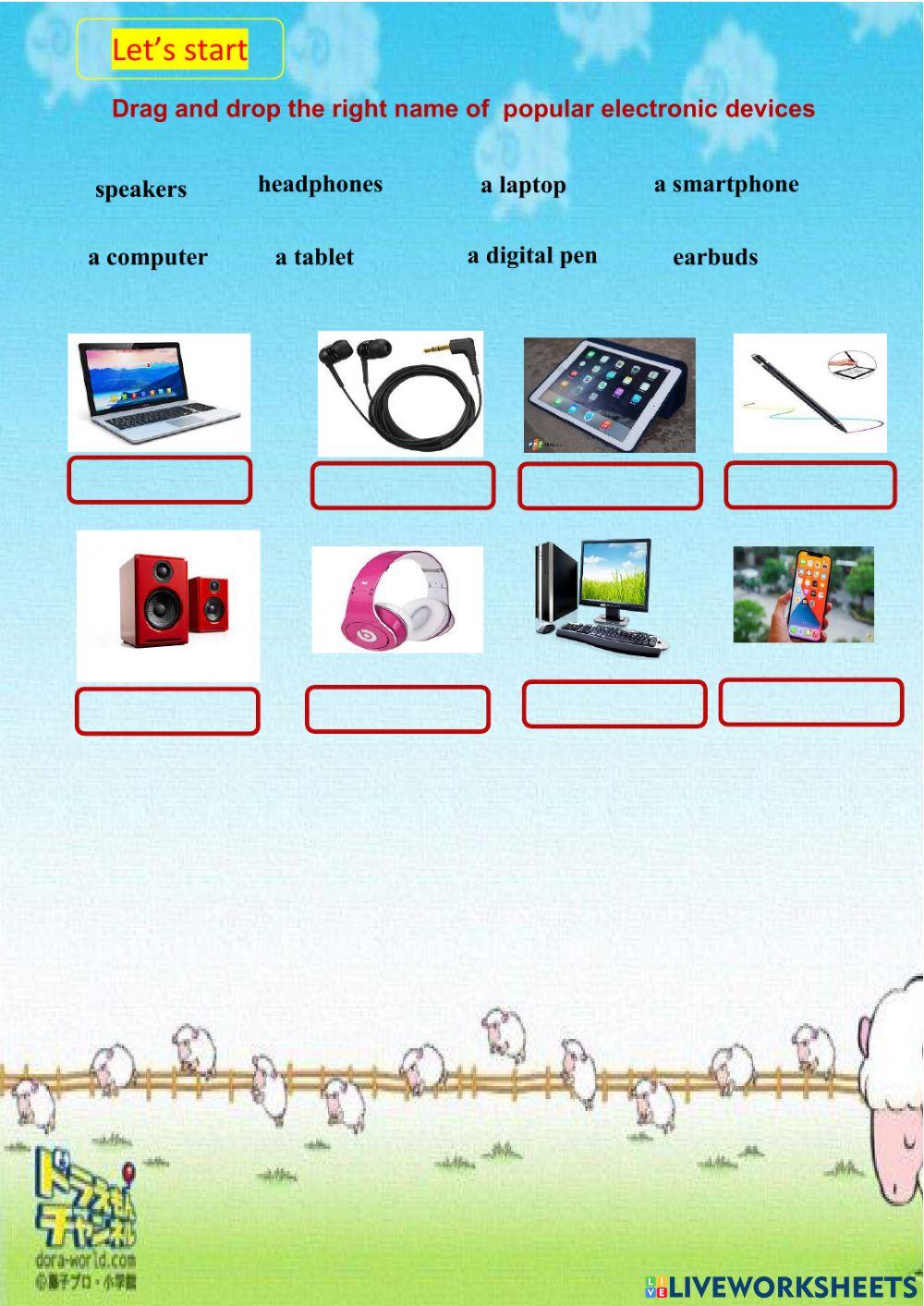 ELECTRONIC DEVICES online exercise for | Live Worksheets