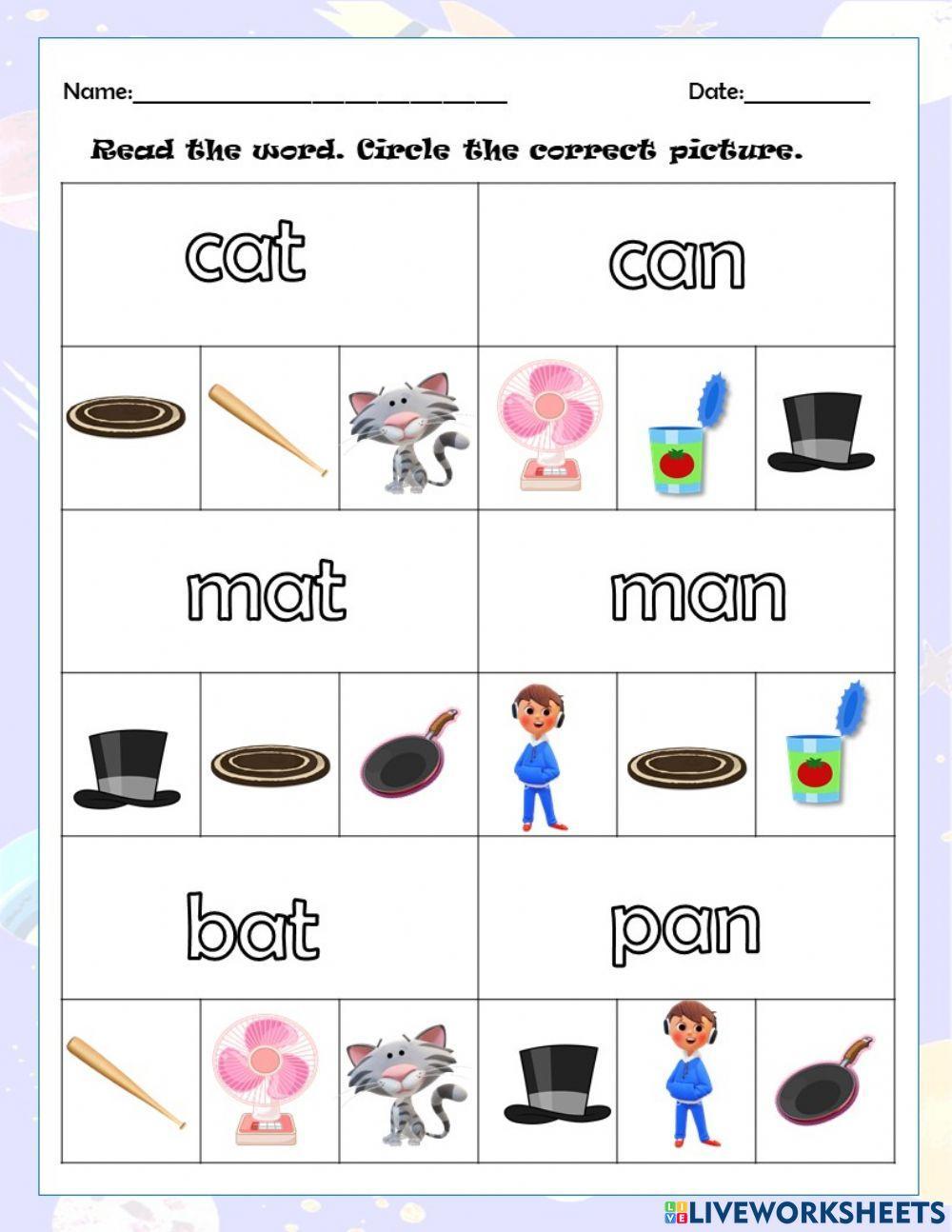 1803397 | At and an | Ms.Patrice | LiveWorksheets