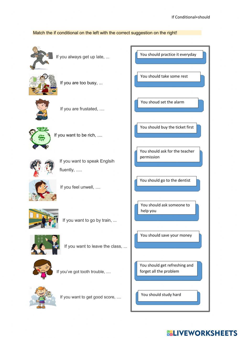 If Conditional … | Free Interactive Worksheets | 1803803