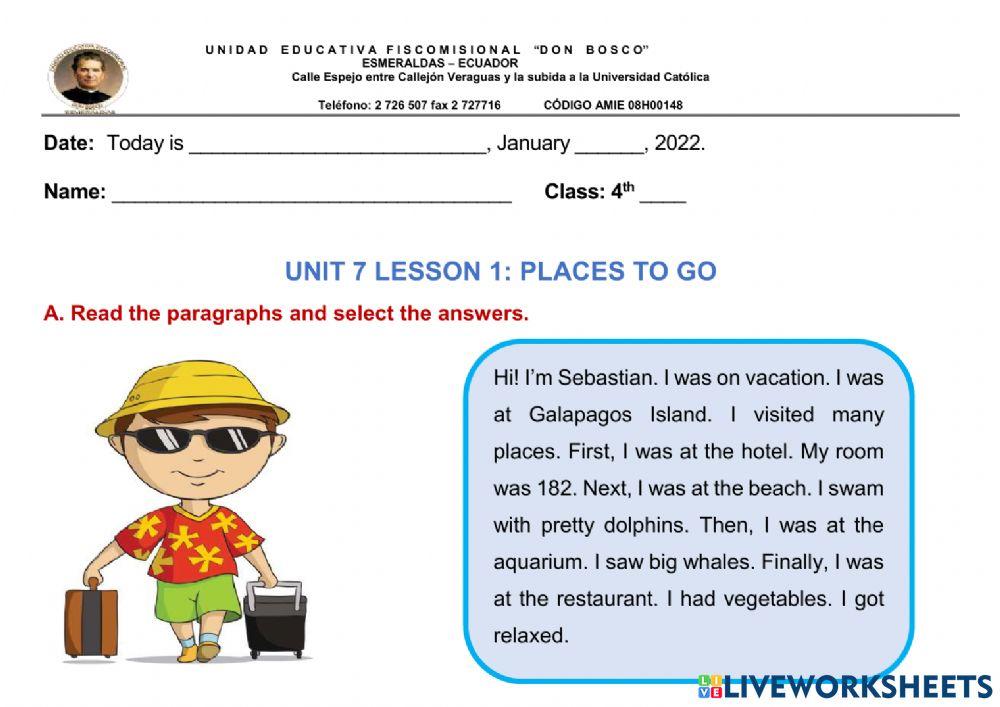 1804255 | Reading Past tense | Ivanna Lisbeth Saavedra