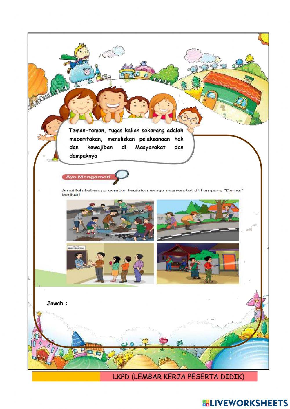 LKPD Kelas VI Tema 6 Subtema 1 Pembelajaran 1 1816404