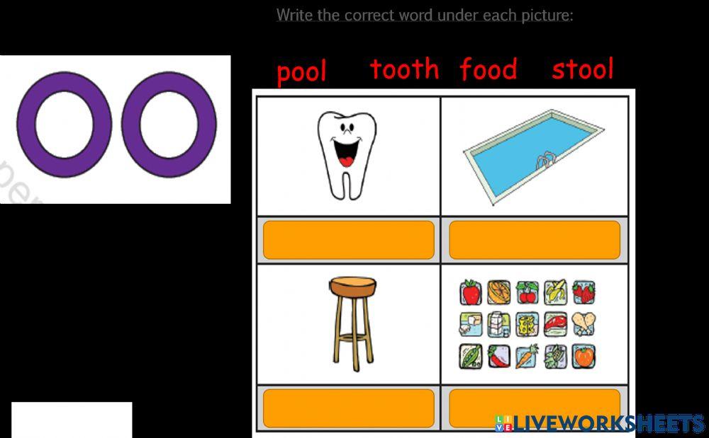 long oo online exercise for | Live Worksheets