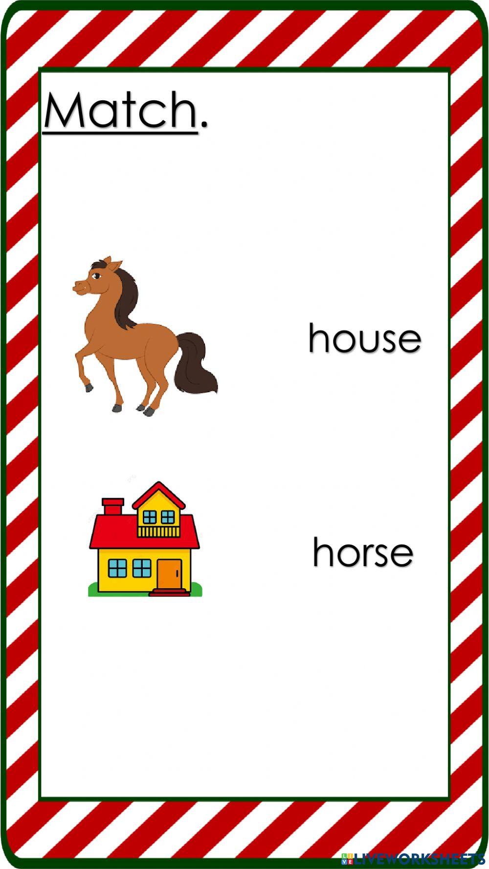 Litter h worksheet | Live Worksheets