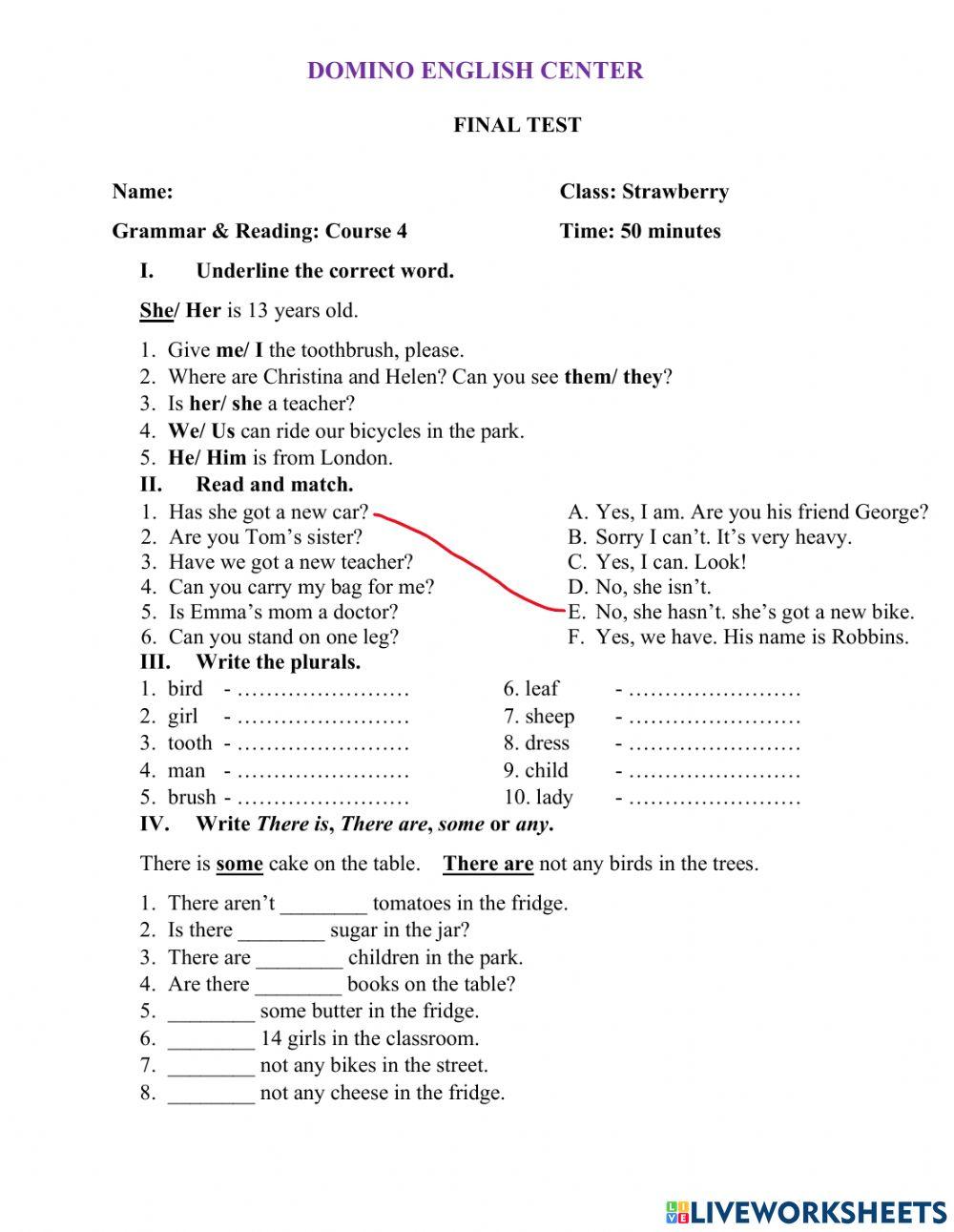 Final STA 4 1858 | Thunumberone | Live Worksheets