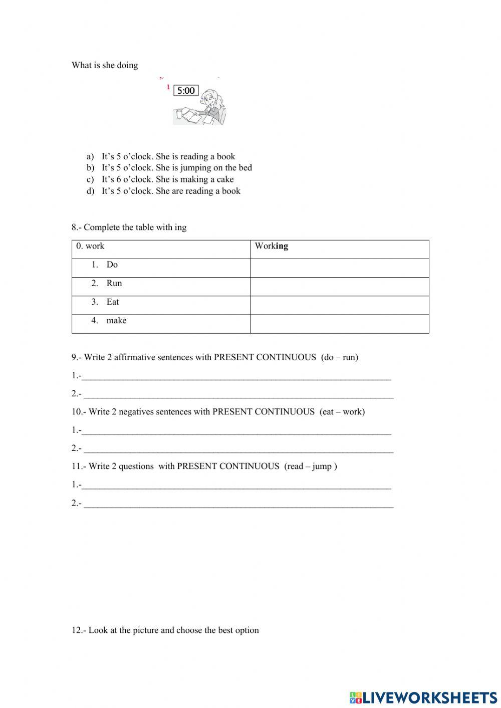 Englosh worksheet | Live Worksheets