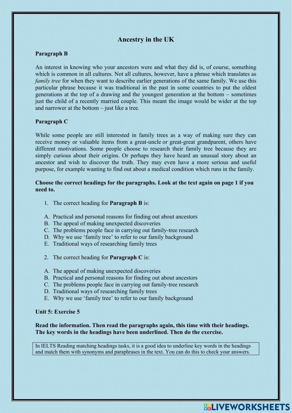 MS1-U5-SKILL MODULES online exercise for | Live Worksheets