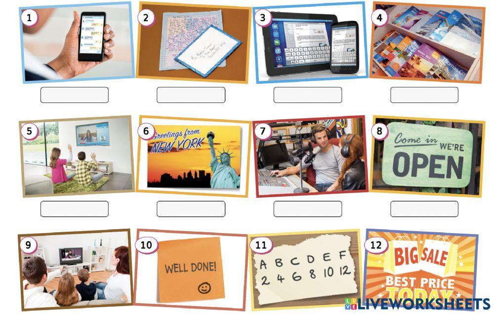 Types of communication online exercise for | Live Worksheets