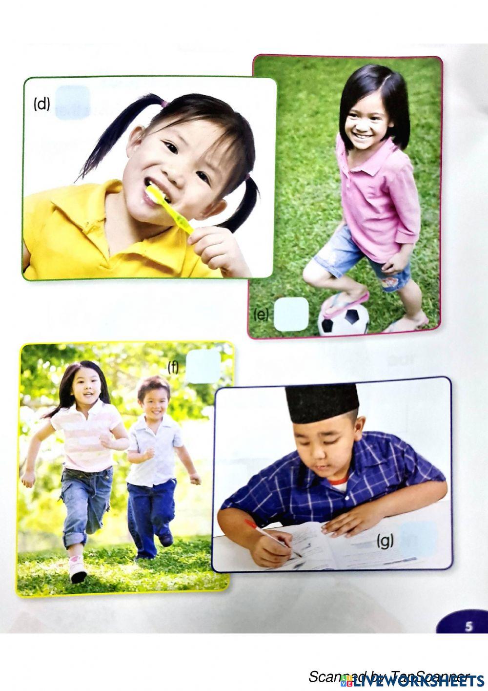 Hand feet interactive worksheet | Live Worksheets