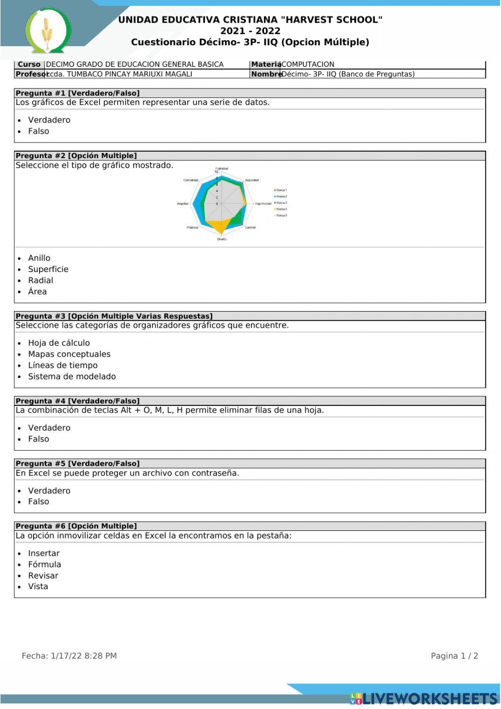 Décimo online exercise for | Live Worksheets