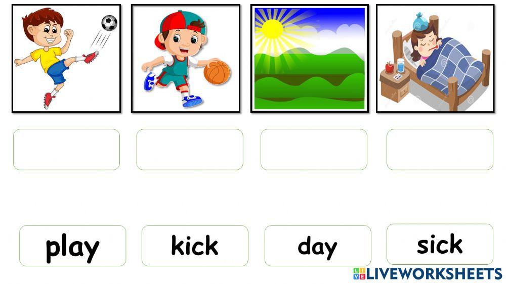 phonics -revision online exercise for | Live Worksheets