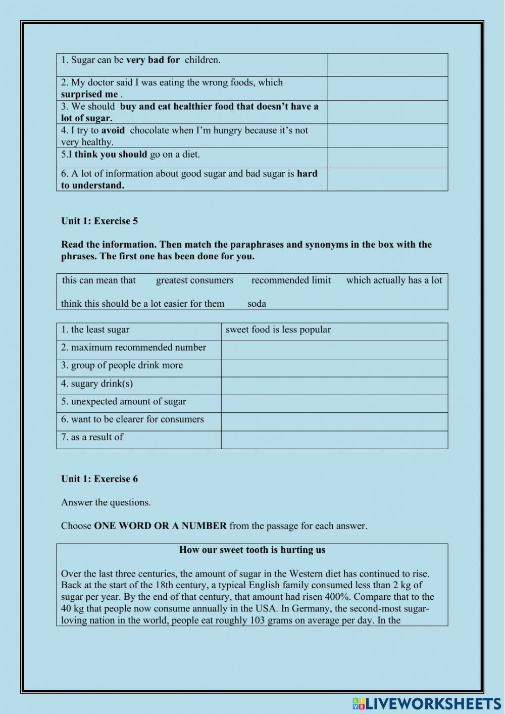 MS1-U1-SKILLS MODULES online exercise for | Live Worksheets