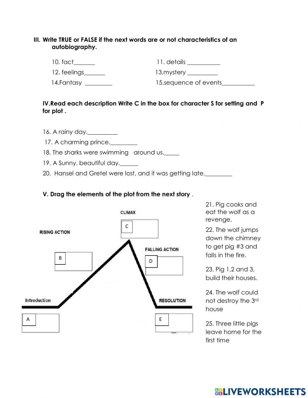 READING EXAM JAN online exercise for | Live Worksheets