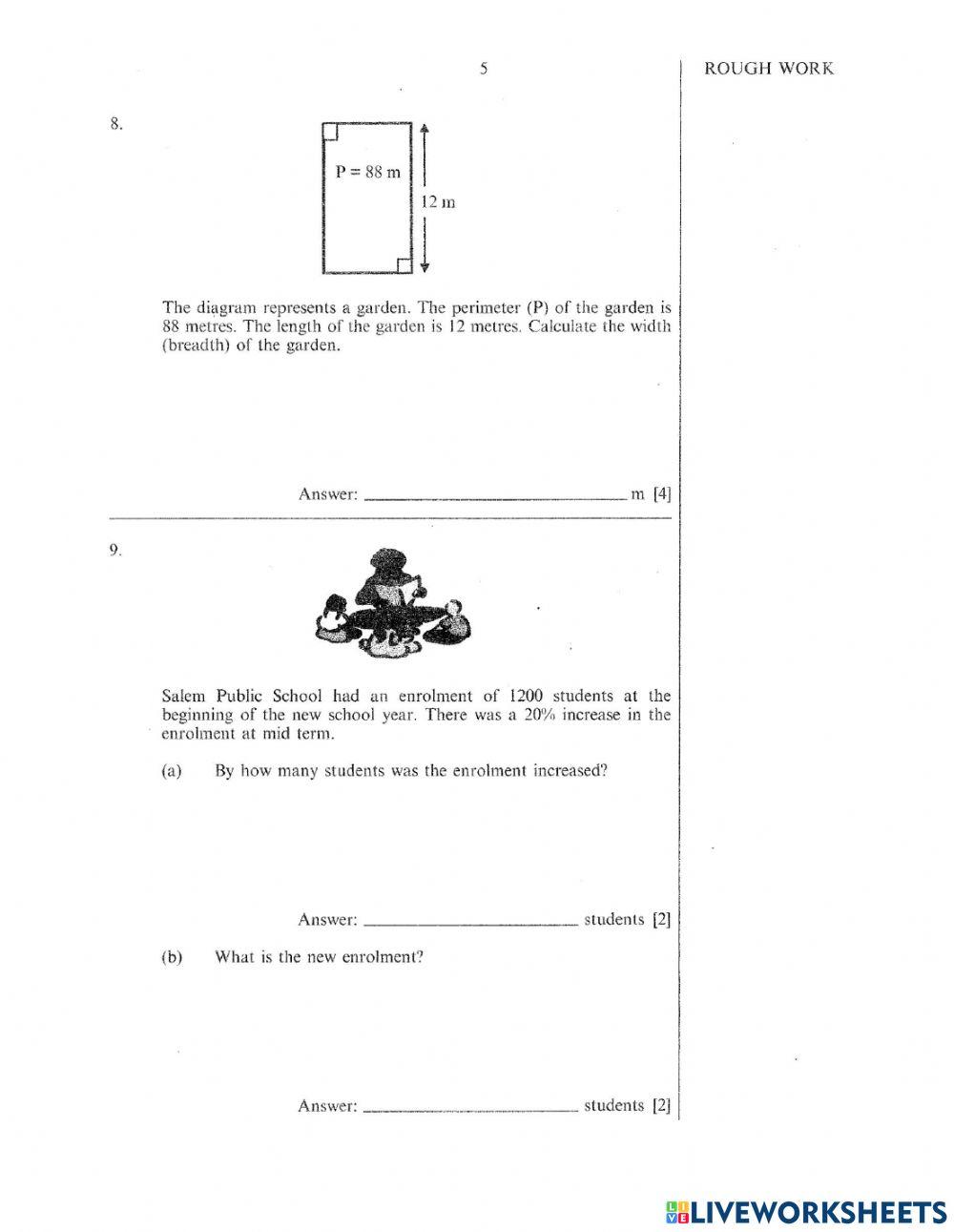 BJC Paper 1 2006 | Free Interactive Worksheets | 1809038